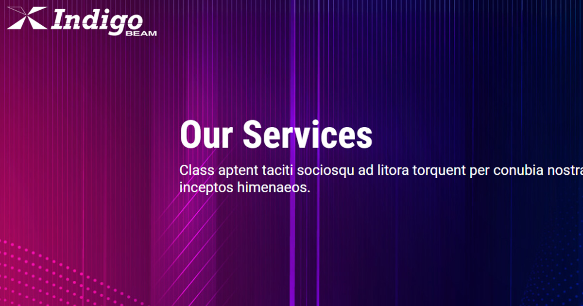 Indigo Beam | Services