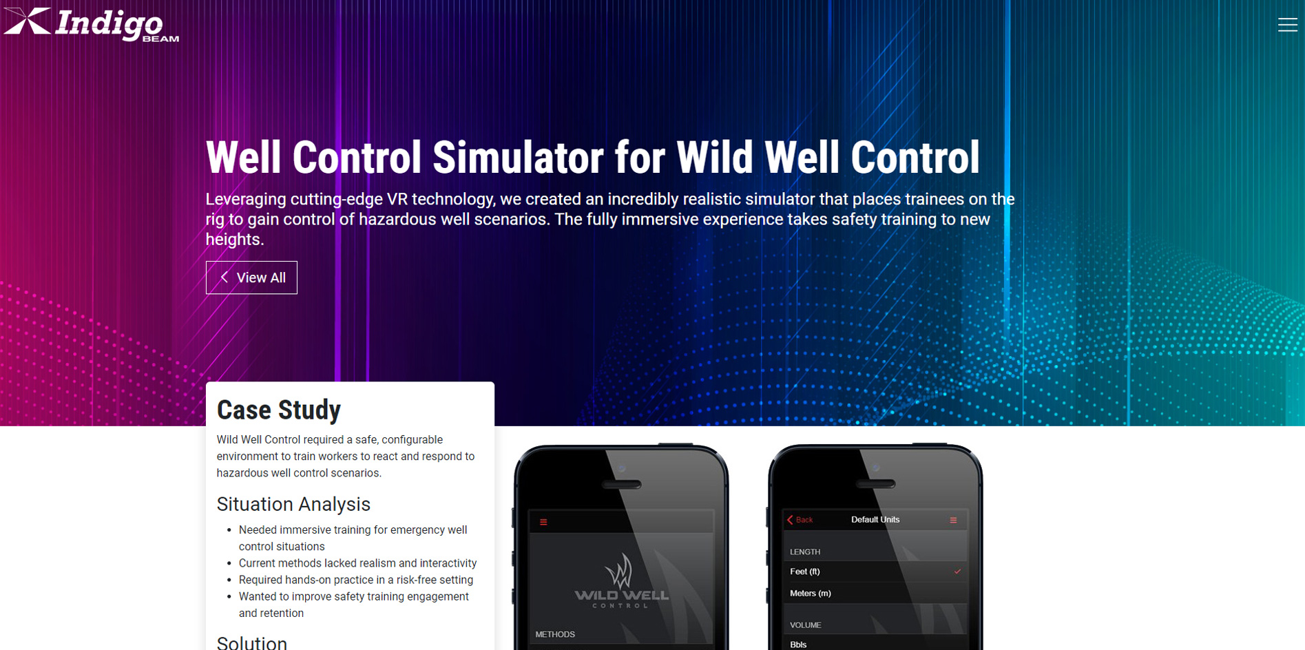 Indigo Beam | Well Control Simulator for Wild Well Control Case Study